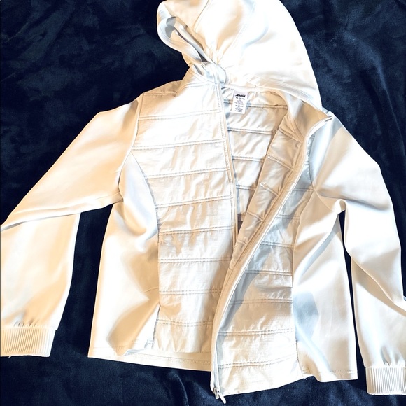 Avia | Jackets & Coats | Womens Avia Fullzip Nylon Jacket Offwhite Xl ...